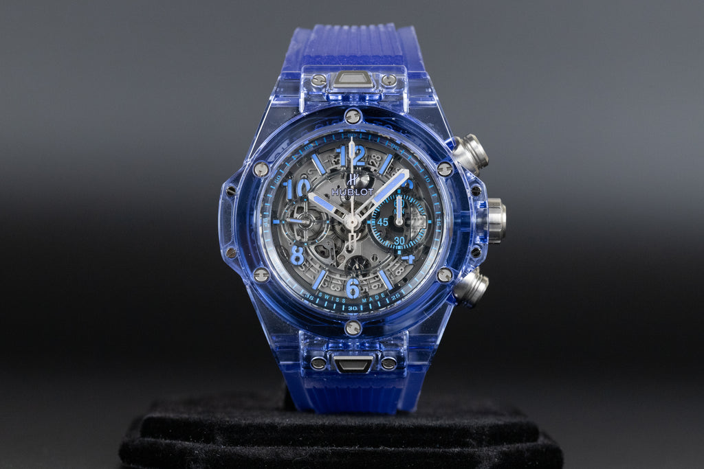 Hublot411.JL.4809.RT Big Bang Unico Blue Sapphire – Newport Watch Club