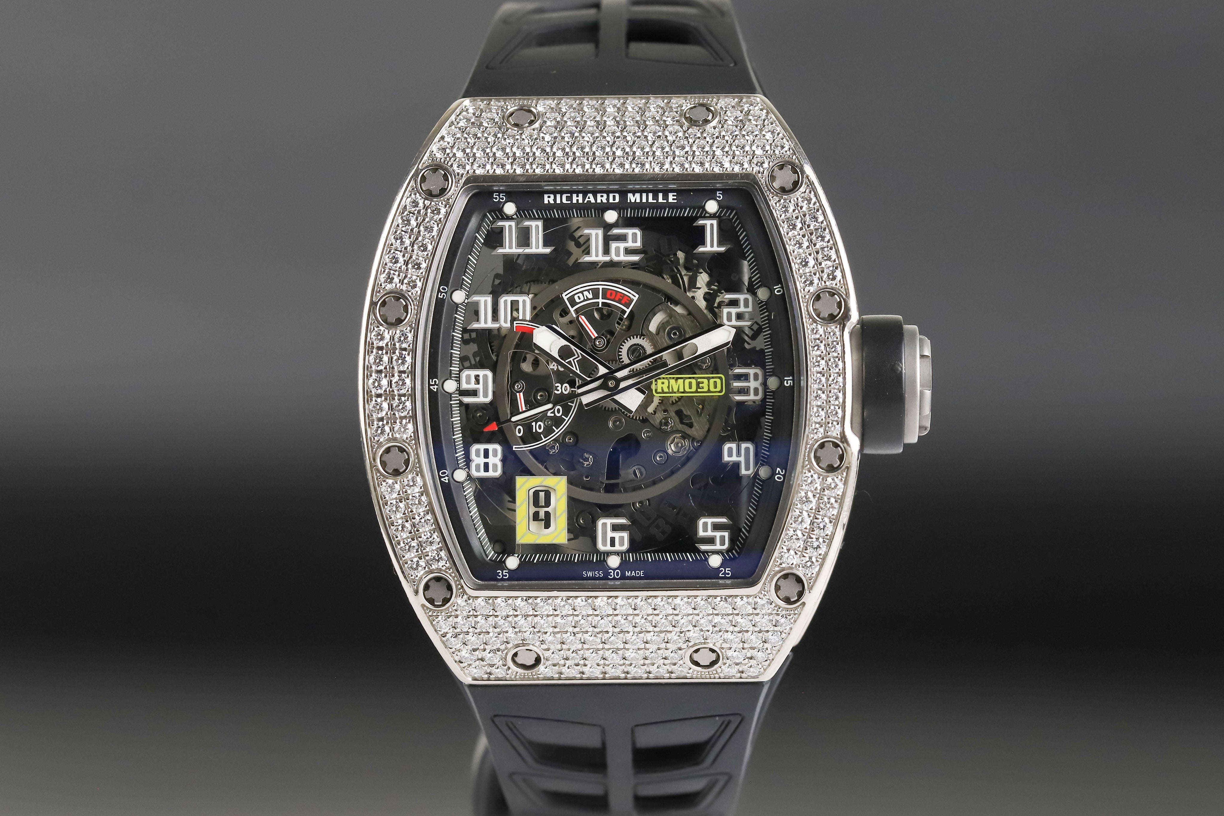 Richard Mille RM 030 Titanium Factory Diamond – Newport Watch Club