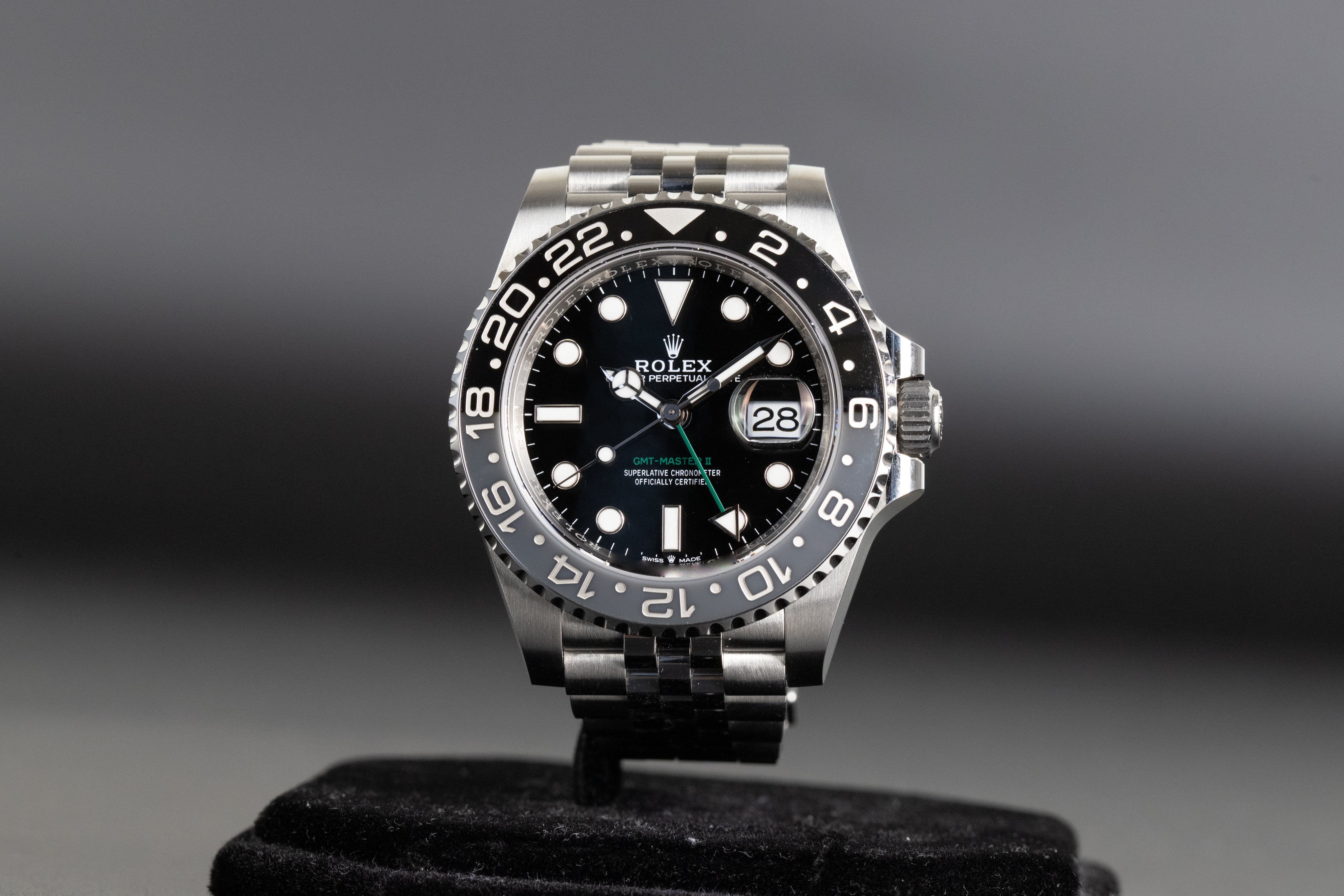 Rolex 126710GRNR GMT Master II 'Bruce Wayne' – Newport Watch Club