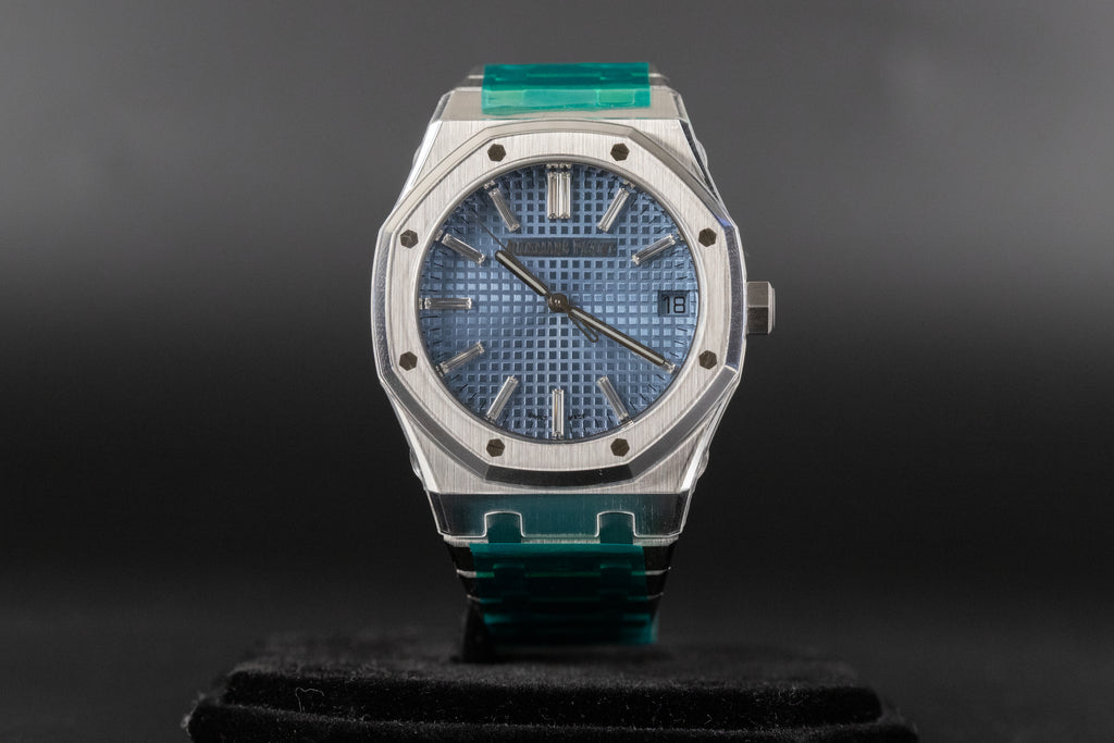 Audemars Piguet 15510BC Royal Oak Ice Blue Diamond Dial Limited Editio ...