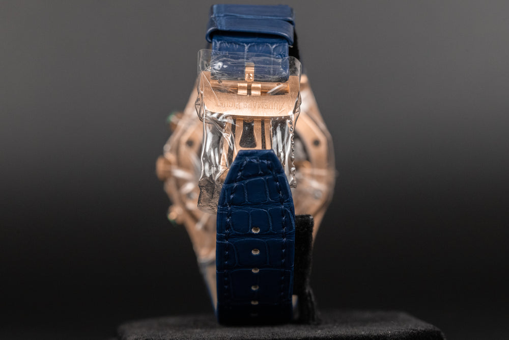 Audemars Piguet26240OR Royal Oak Chronograph Flyback Blue Dial "50th A ...