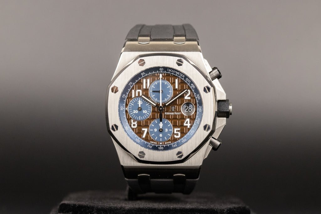 Audemars Piguet26470ST Royal Oak Offshore 'Brick' Brown/Blue Dial ...