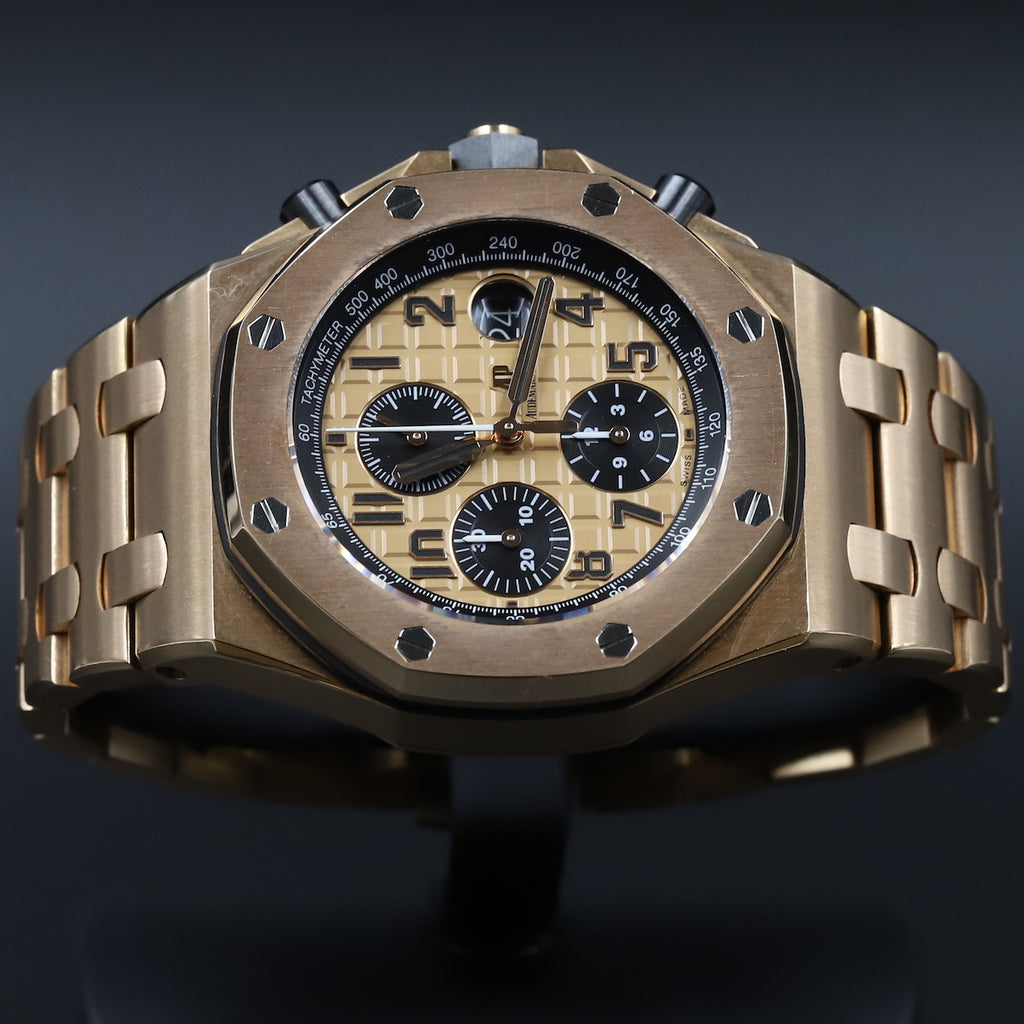 Audemars Piguet26470OR Royal Oak Offshore 'Brick' Pink Dial – Newport ...