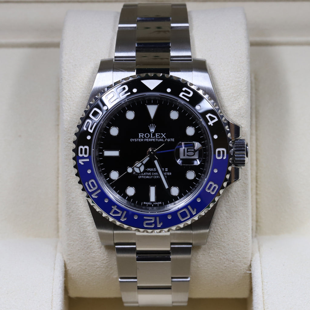 Rolex116710BLNR GMT Master II 'Batman' – Newport Watch Club