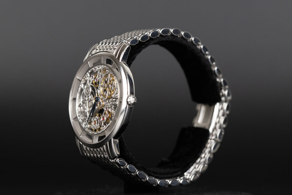 Patek Philippe 5180/1G Complications Skeleton Movement – Newport Watch Club