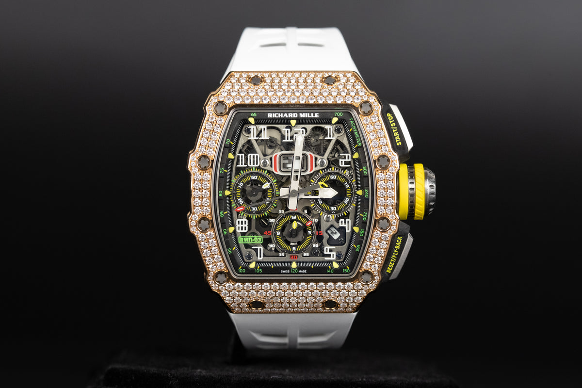 Richard MilleRM 11 03 Rose Gold Titanium Diamond Newport Watch Club richard-millerm-11-03-rose-gold-titanium-diamond-newport-watch-club