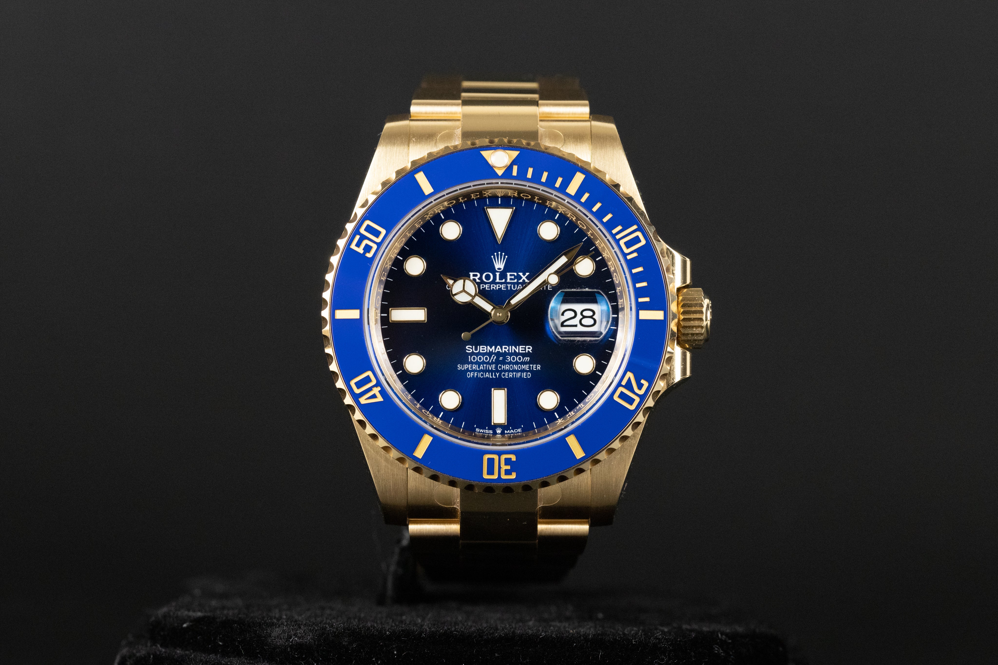 Rolex 126618LB Submariner 18k Blue Dial – Newport Watch Club