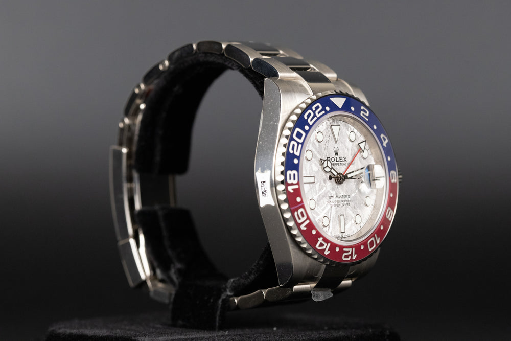 Rolex126719BLRO GMT Master II 'Pepsi' Meteorite – Newport Watch Club
